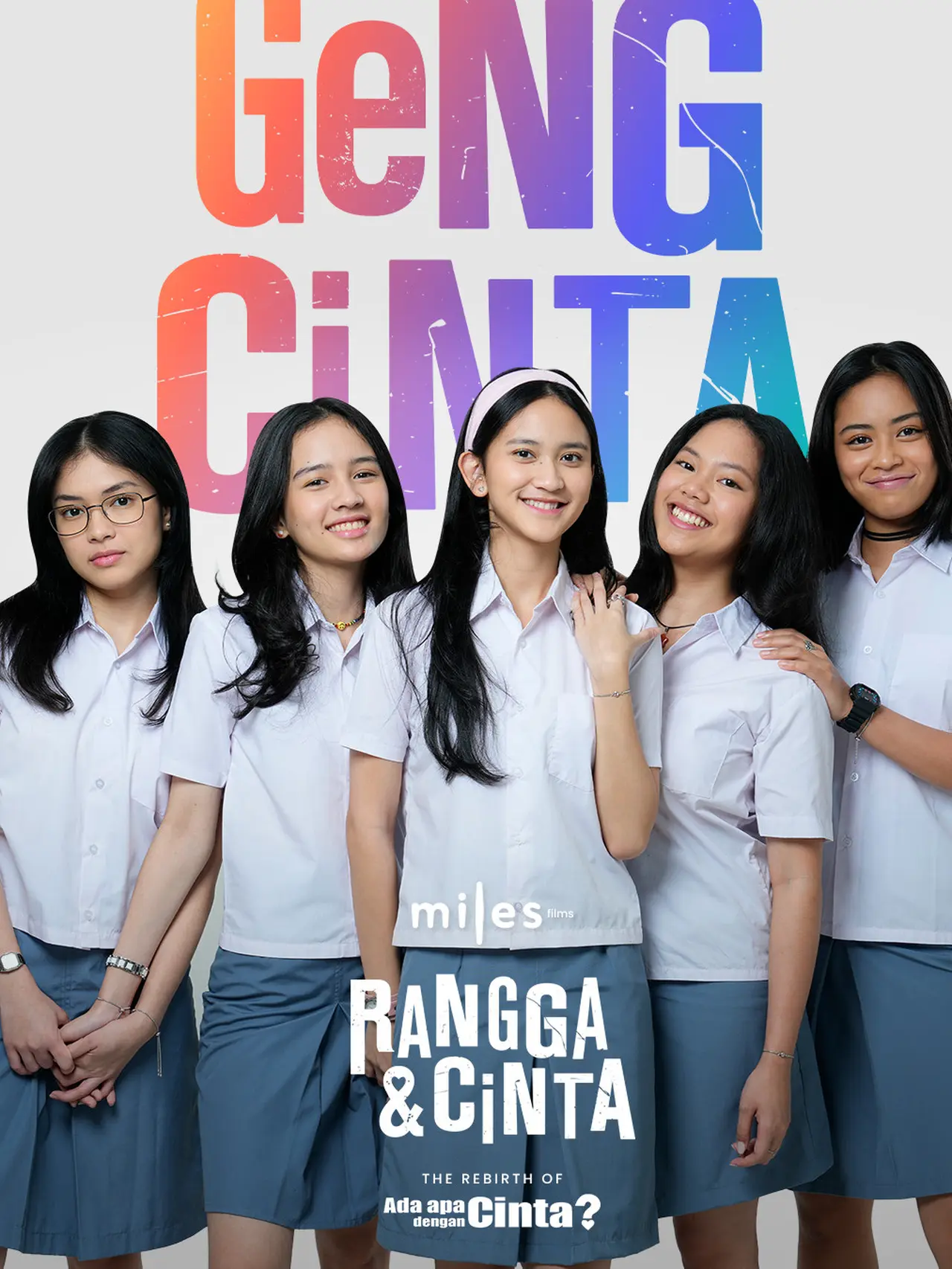 Lima Bintang Muda Perankan Geng Cinta di Film Rangga & Cinta - ShowBiz Liputan6.com