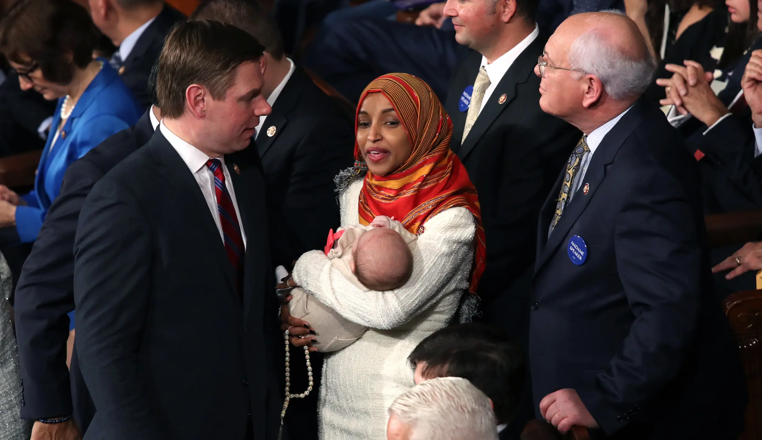 FOTO: Ilhan Omar Jadi Senator Berhijab Pertama di AS - Foto Liputan6.com