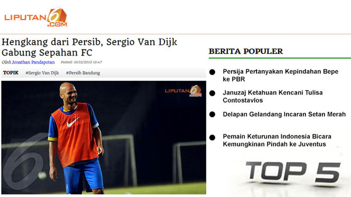 Sergio van Dijk dan Bepe Jadi Favorit - Bola Liputan6.com