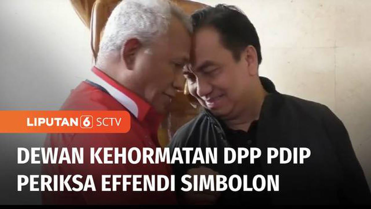 VIDEO: Effendi Simbolon Penuhi Panggilan Dewan Kehormatan DPP PDIP - TV Liputan6.com