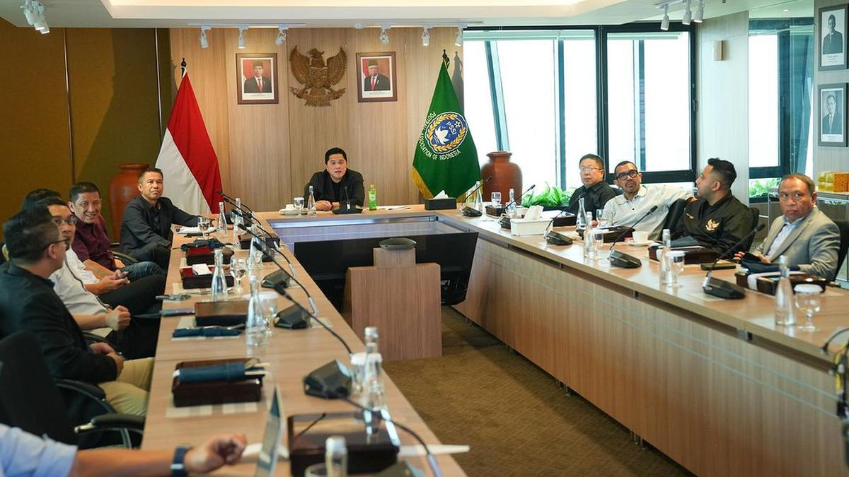 Erick Thohir Rapat dengan Exco PSSI dan PT LIB, Pastikan Jadwal Timnas Indonesia dan Liga 1 ...