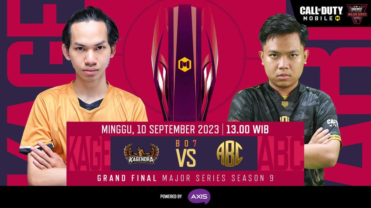 Grand Final CODM Major Series 9 Digelar 10 September 2023: Kagendra vs ...