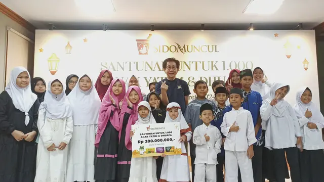 Hadirkan Kegembiraan Sambut Idulfitri, Sido Muncul Beri Santunan untuk 1000 Anak Yatim di ...
