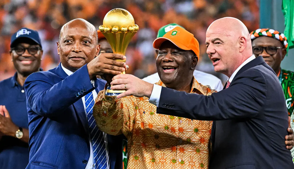 Foto: Sukacita Para Pemain dan Rakyat Pantai Gading saat Menjuarai ...