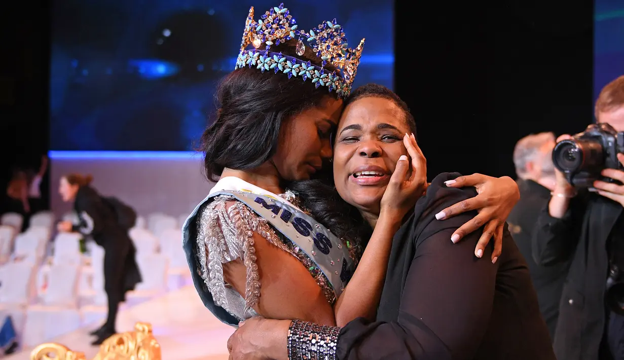 FOTO: Toni-Ann Singh, Juara Miss World 2019 - Foto Liputan6.com