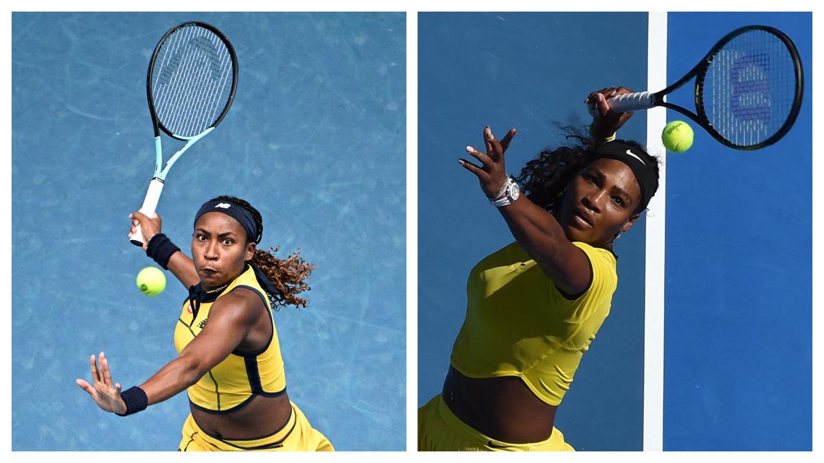 Foto: Deja Vu! Coco Gauff Tampil Bak Ratu Tenis Serena Williams di ...
