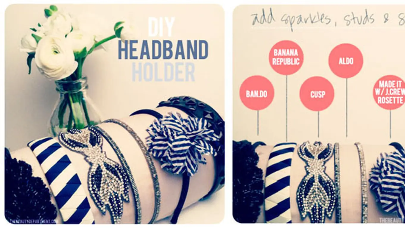 DIY: Cara Membuat Tempat Bando Praktis dan Mudah - Beauty Fimela.com