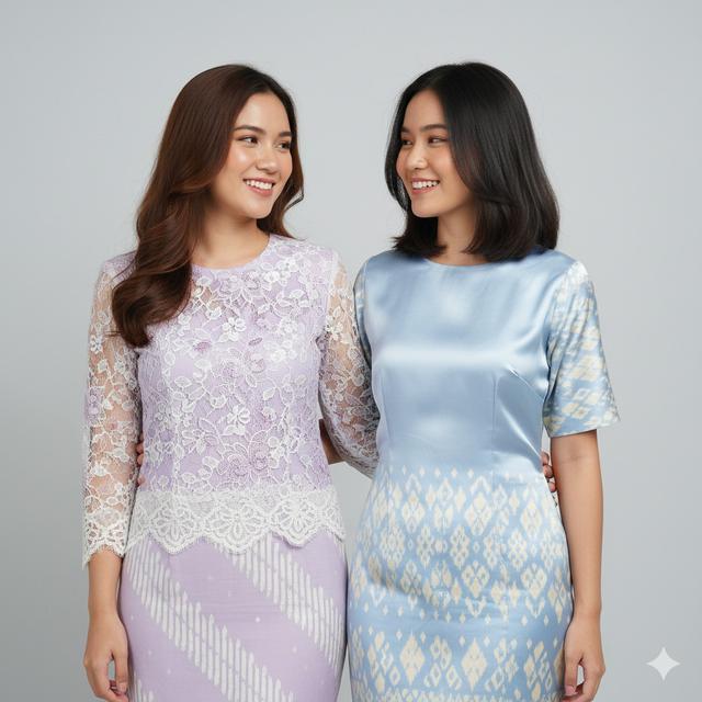 7 Model Dress Batik Lengan Pendek Motif Minimalis Warna Pastel yang ...