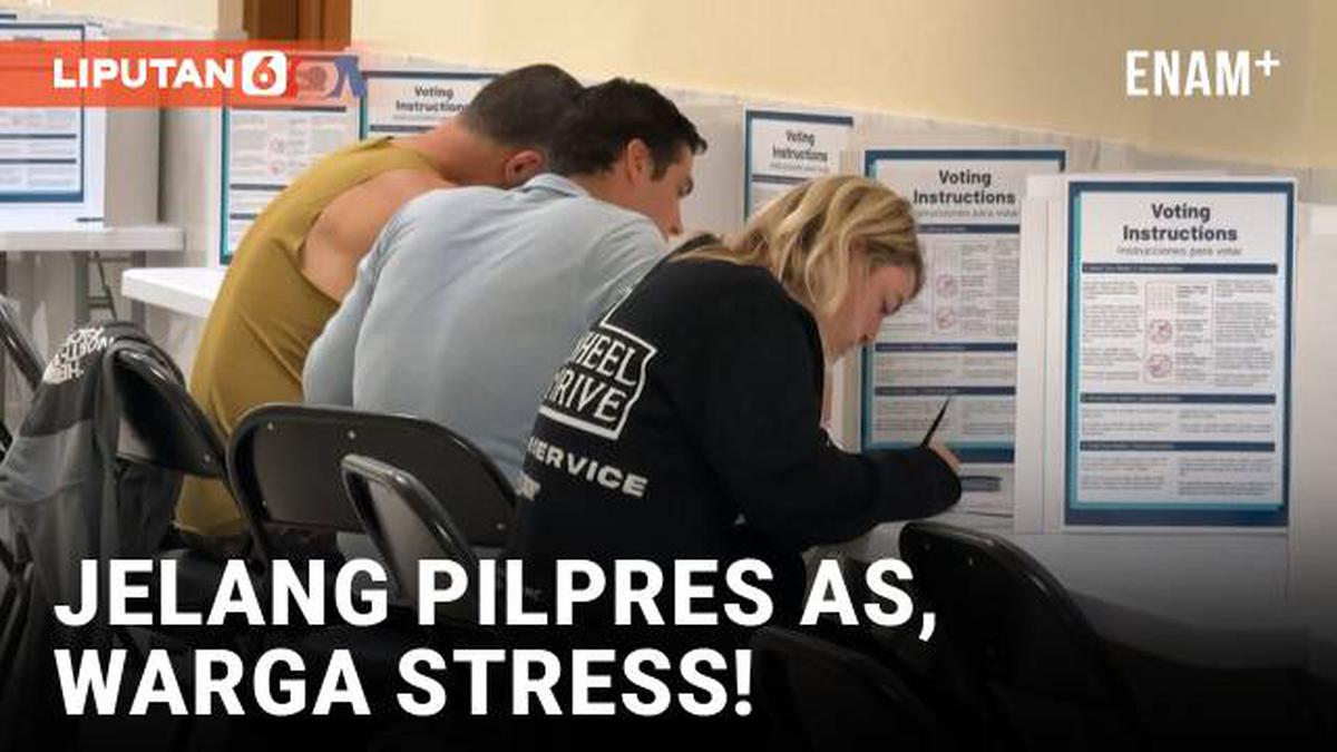 VIDEO: Election Stress Disorder Landa Warga Amerika Jelang Pemilu