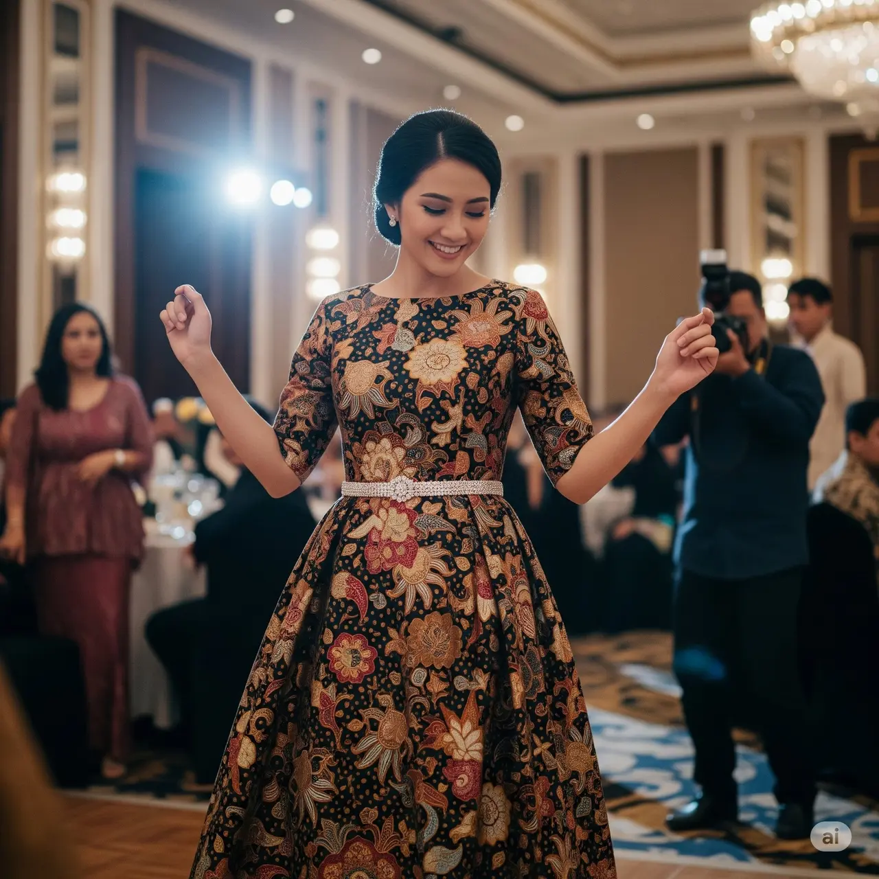 7 Model Gaun Batik Pesta Mewah 2025, Stylish dan Elegan untuk Curi Perhatian di Acara Spesial ...