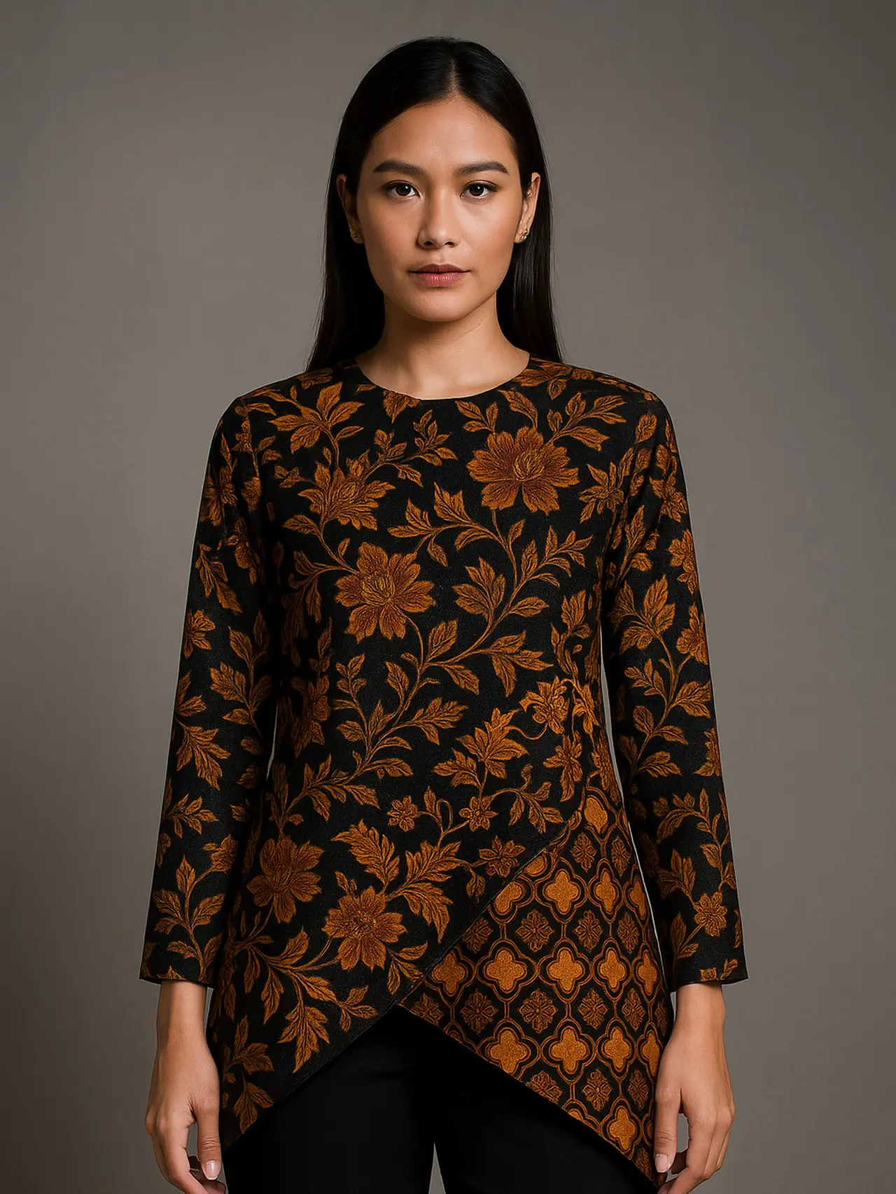7 Model Baju Batik Lengan Lurus yang Simpel tapi Mewah untuk Acara ...