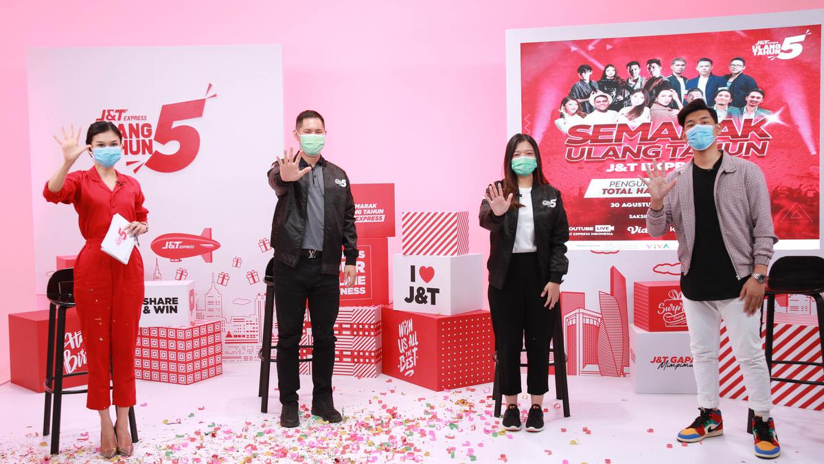 J&T Express Bagi-bagi Kebahagiaan di Ulang Tahun ke-5, Ikutan Yuk ...