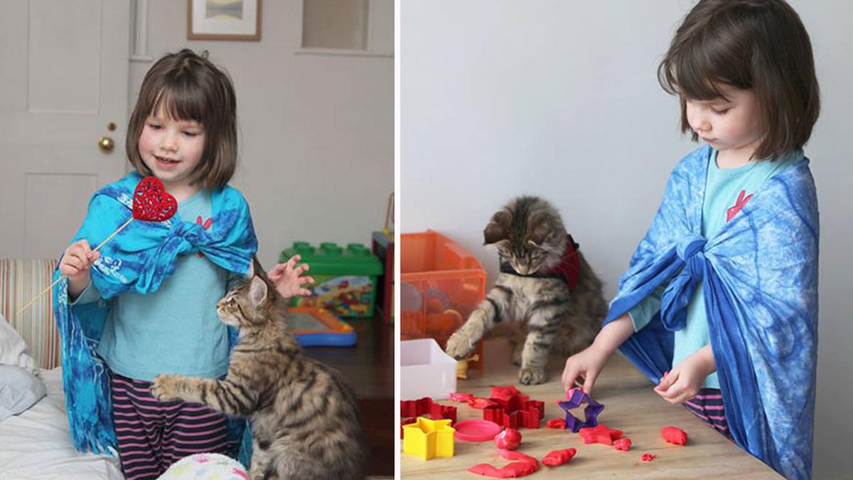 Kedekatan Seekor Kucing Dan Seorang Gadis Penderita Autis Yang ...