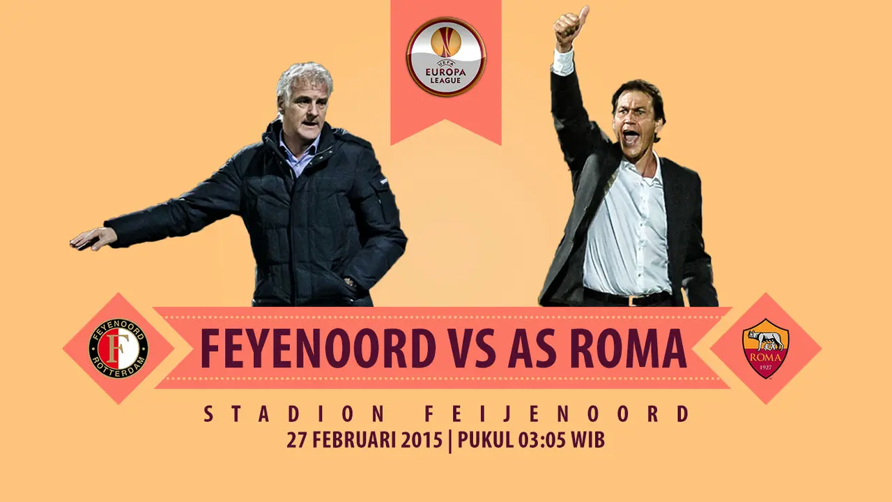 Susunan Pemain Feyenoord vs Roma - Bola Liputan6.com