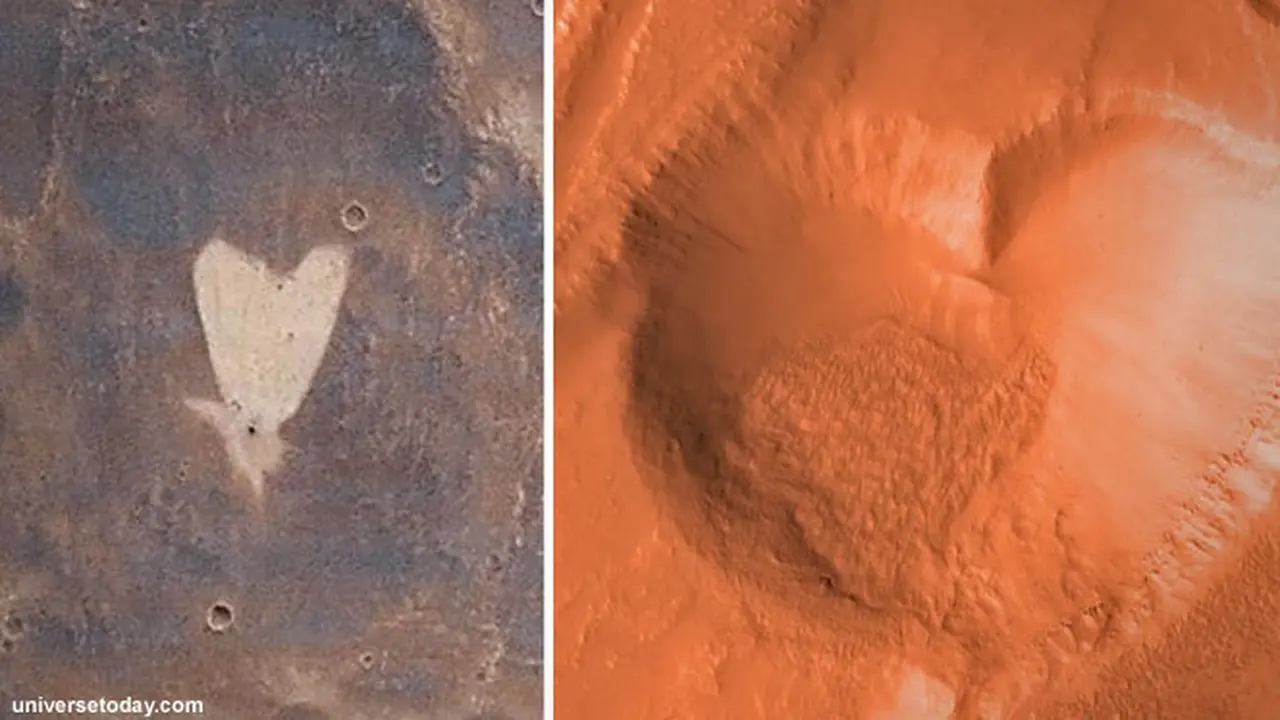 Unik! Simbol 'Cinta' Bertebaran di Permukaan Planet Mars - Global ...