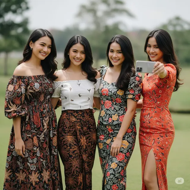 7 Model Batik Wanita Sabrina yang Bikin Tampil Cantik dan Menawan - Hot ...