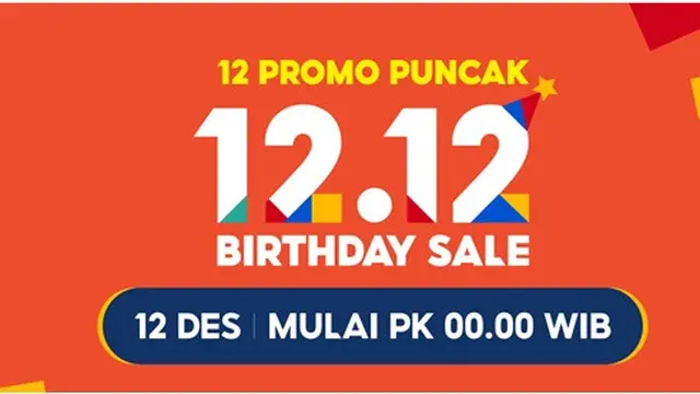 Puncak Shopee 12.12 Birthday Sale Bakal Hadirkan Sederet Penawaran Promo Menarik - Lifestyle ...