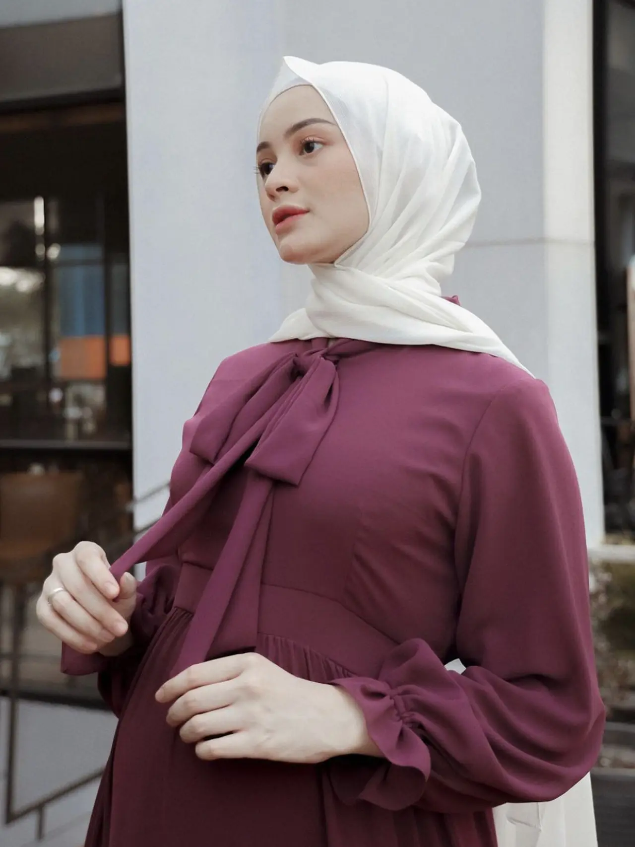 5 Model Gamis ala Artis Terbaru, Cocok Dikenakan saat Lebaran ...