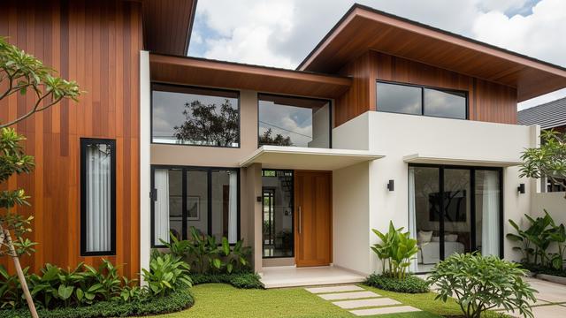 10 Kombinasi Warna Earth Tone, Bikin Eksterior Rumah Hangat dan Elegan