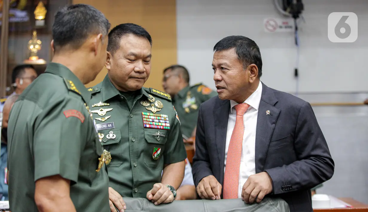 Bahas Anggaran, Komisi I DPR Gelar Rapat Tertutup Bersama Kemhan dan TNI - Foto Liputan6.com