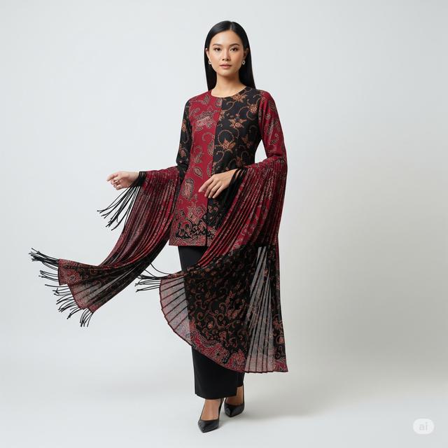 7 Model Atasan Batik Lengan Drape Anggun Terbaru 2025 yang Memesona