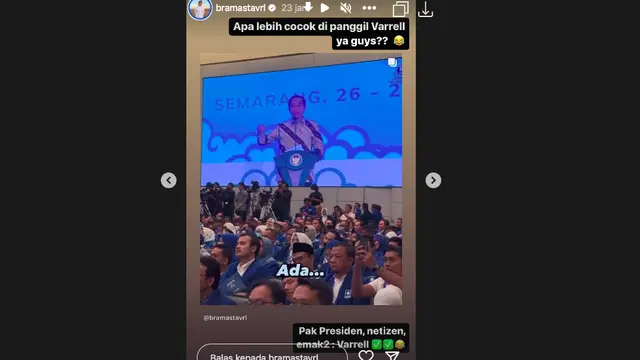 Verrell Bramasta Pasrah Saat Presiden Jokowi Salah Sebut Namanya: Apa ...