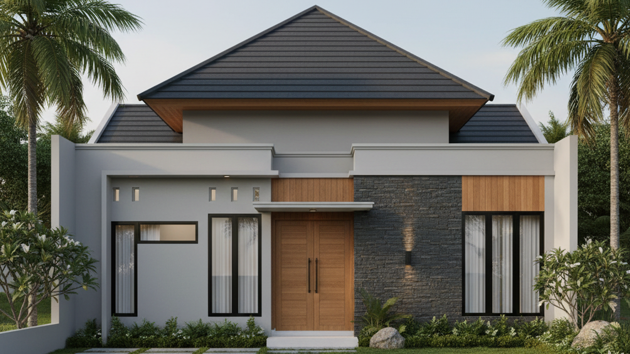 8 Gambar Rumah Minimalis Atap Limas, Desain Elegan yang Cocok untuk ...