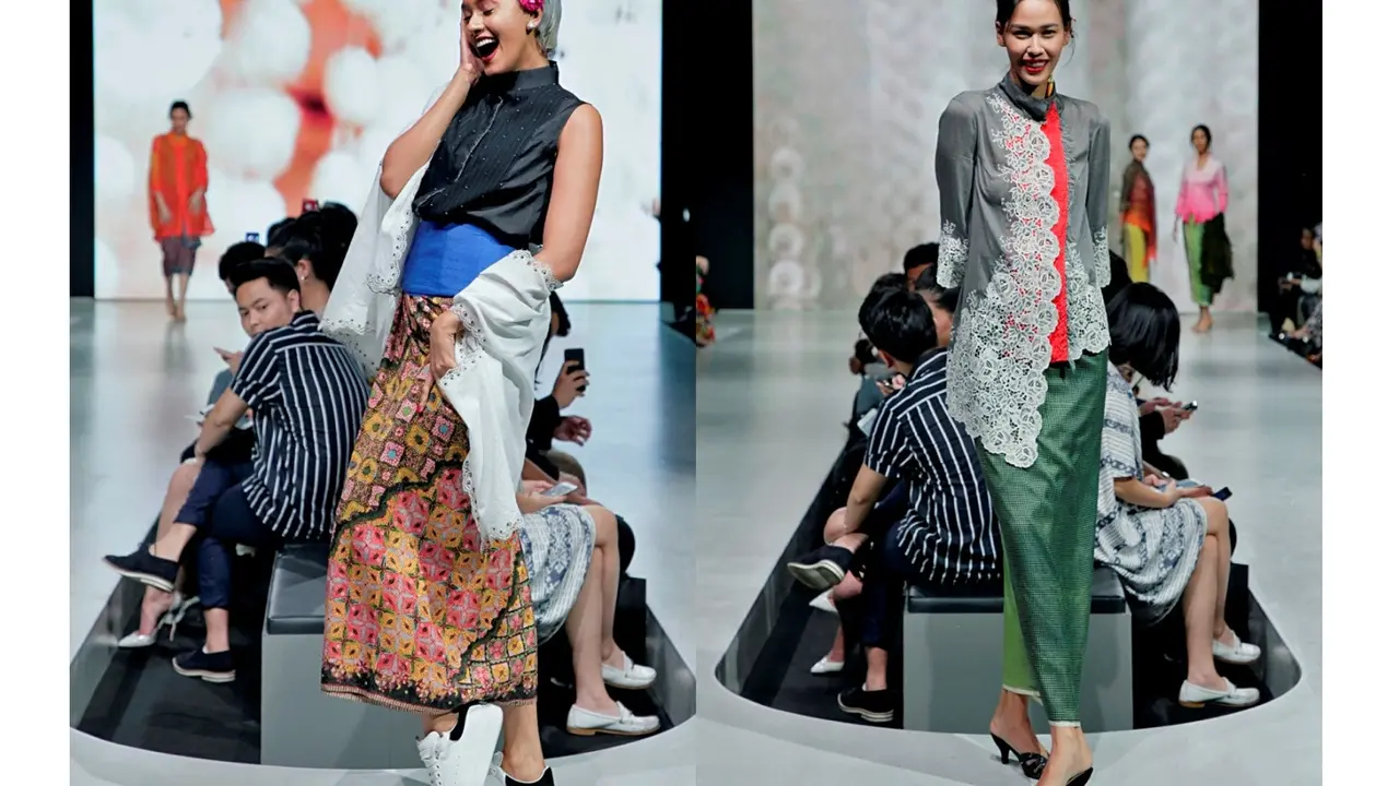 30 Desain Kebaya dan Kain Zaman Now dari Obin di PIFW 2018 - Fashion ...