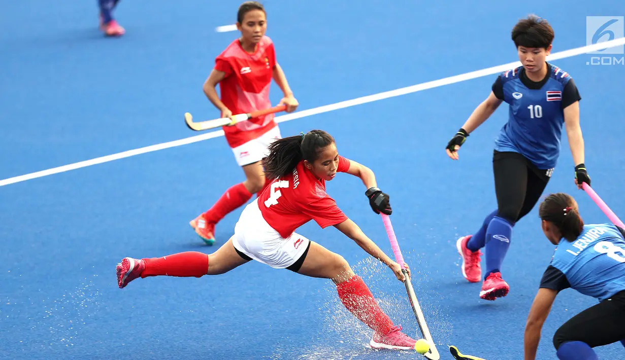 FOTO: Ditundukkan Thailand, Begini Gaya Permainan Tim Hoki Putri ...