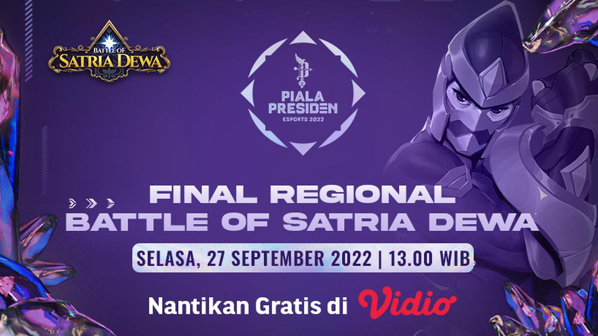 Nonton Live Streaming Final Regional Satria Dewa Piala Presiden Esports ...