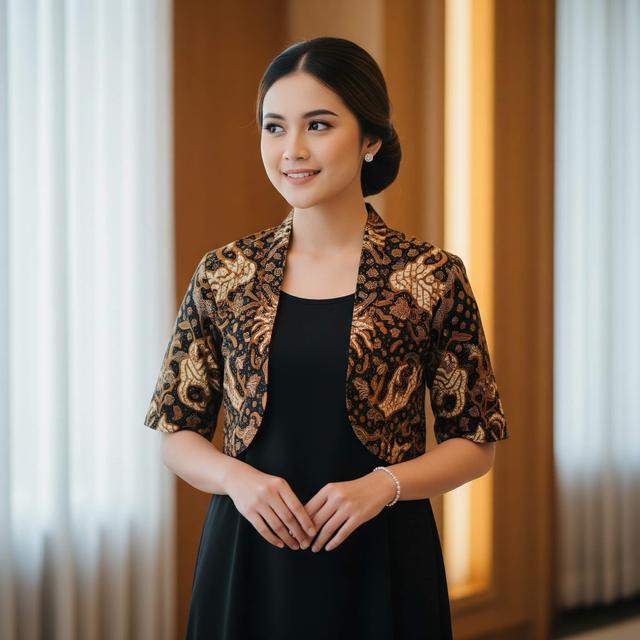 10 Rekomendasi Outer Batik Wanita Pendek Motif Etnik untuk Santai ...