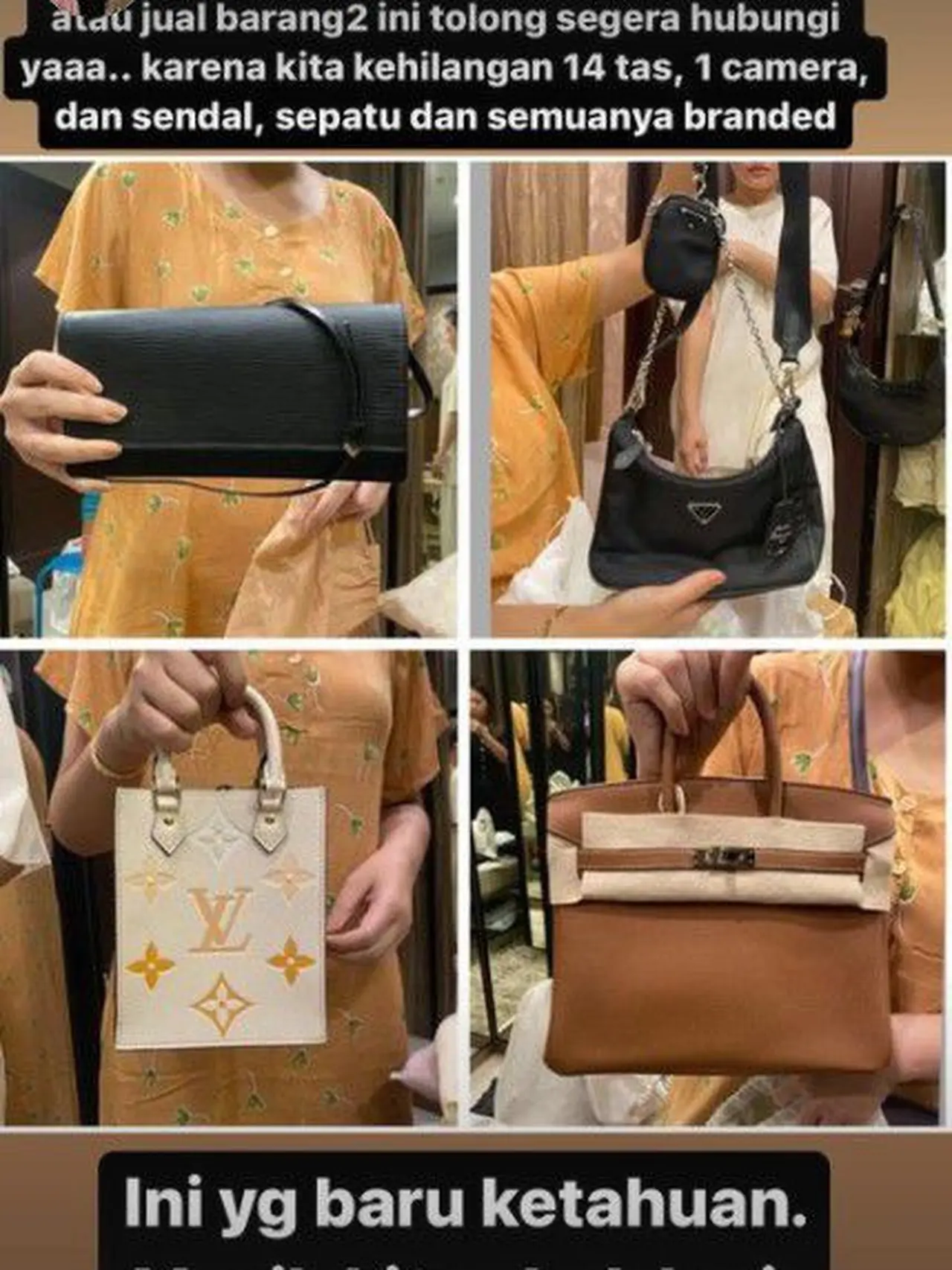 Ashanty Kemalingan, Puluhan Tas Mewah Raib Hilang - ShowBiz Liputan6.com