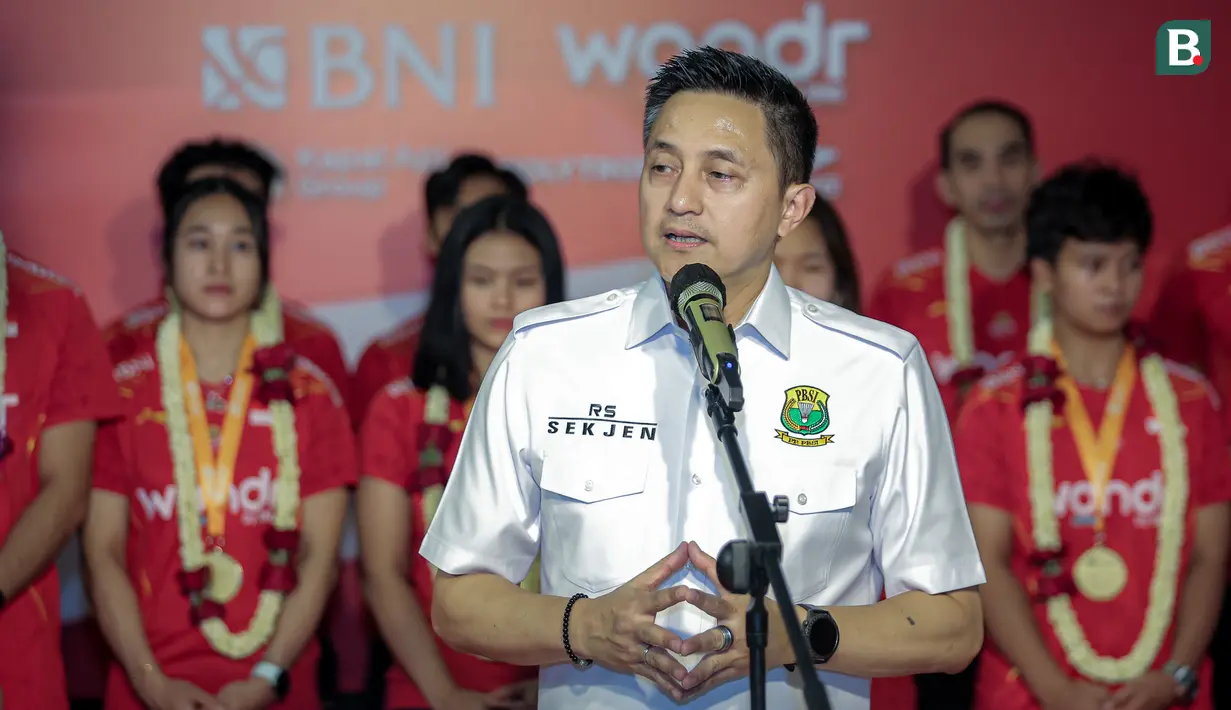 Foto: Torehkan Sejarah Baru, Tim Bulu Tangkis Indonesia Dapat Sambutan ...