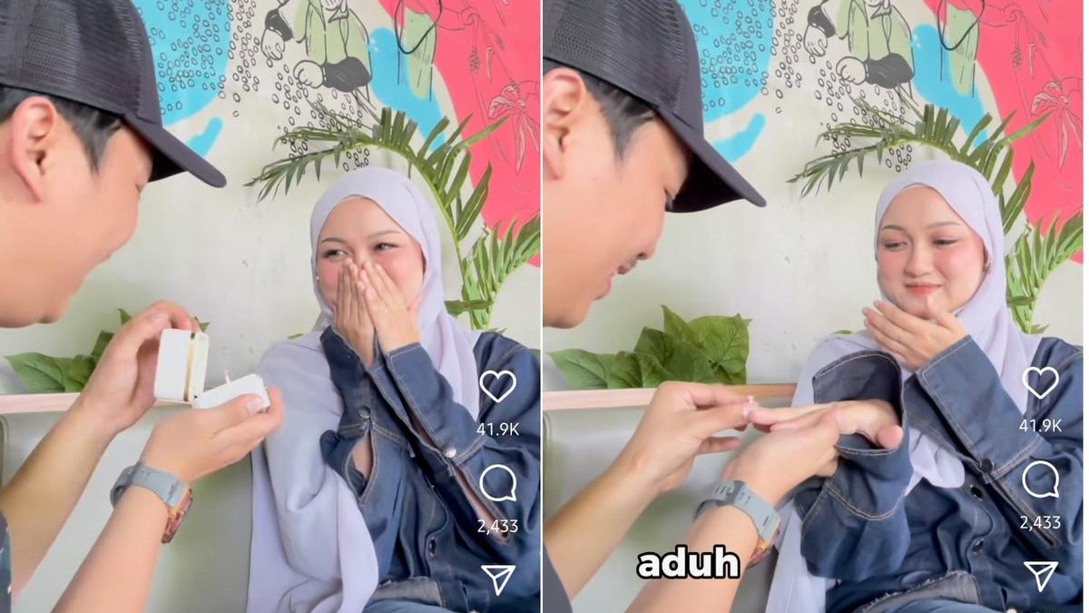 Komika Ate Lamar Kekasihnya Allysa Fatkhia, Berawal dari Roasting Berujung Will You Marry Me