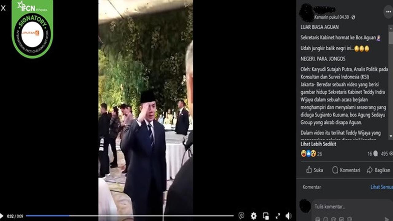Viral Klaim Video Mayor Teddy Beri Hormat ke Aguan, Begini Fakta dari ...