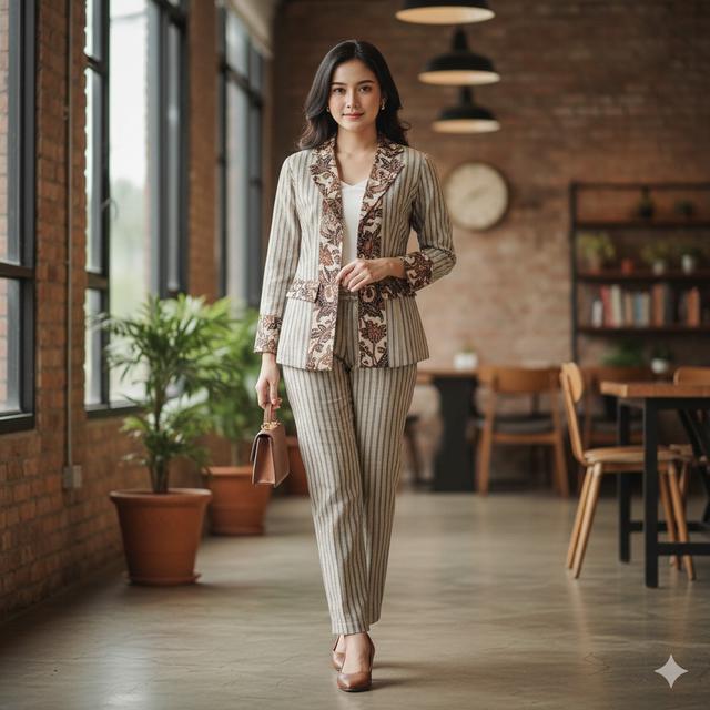 9 Model Baju Lurik Kekinian, Inspirasi yang Bikin Penampilan Elegan dan ...