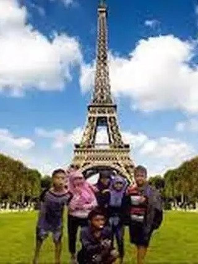 6 Editan Foto Liburan Akhir Tahun di Paris Ini Kocak, Niat Pamer ke ...