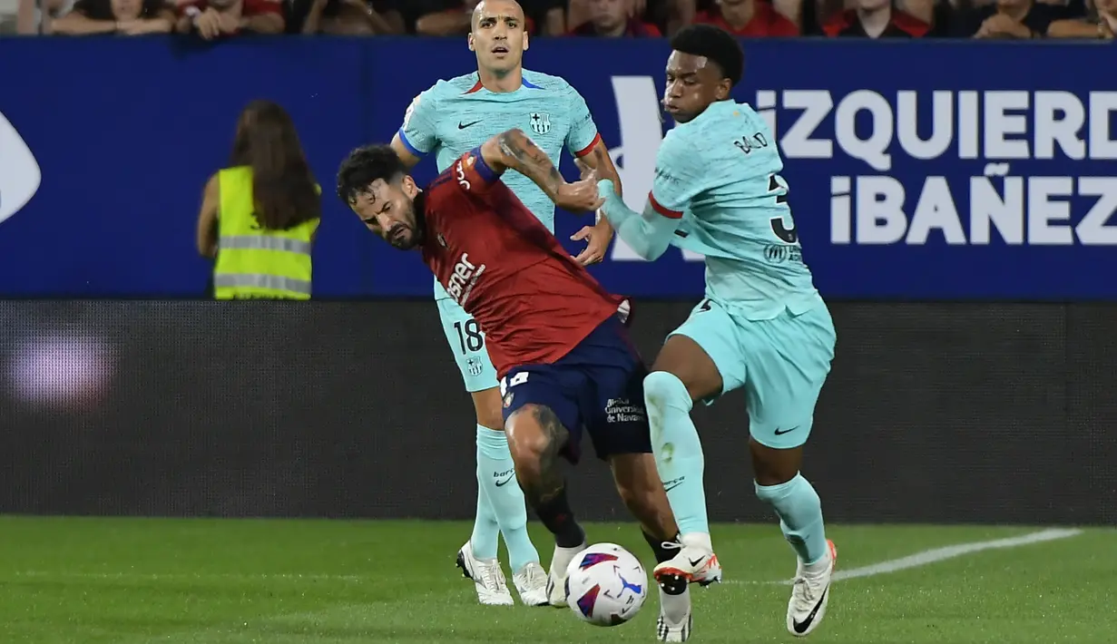 Barcelona Menang Tipis di Markas Osasuna - Foto Liputan6.com