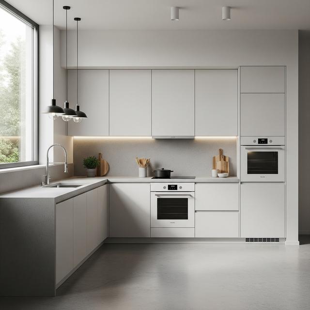 9 Desain Dapur Minimalis Modern dengan Kitchen Set Letter L, Praktis ...