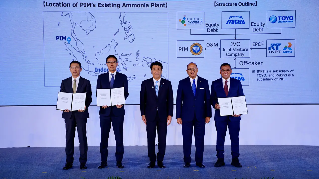 Pupuk Indonesia Dapat Hibah USD 25 Juta dari Jepang