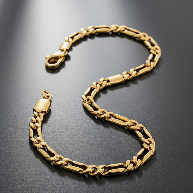 9 Model Gelang Emas Rantai Model Figaro Chain Kekinian, Perpaduan ...