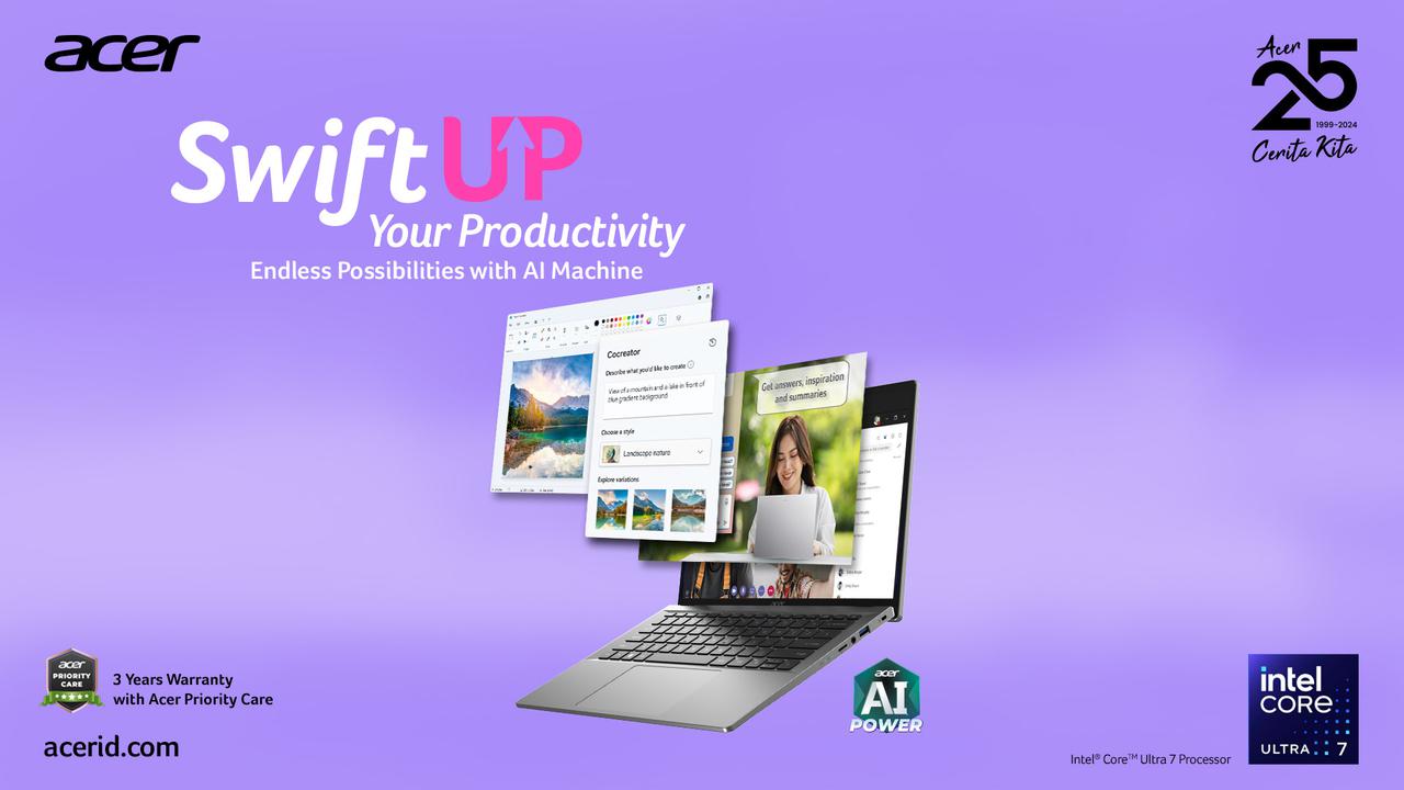 Laptop Acer Swift Go 14 AI Diluncurkan di Indonesia, Ini Harga dan ...