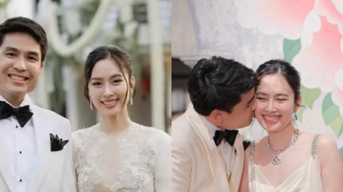 8 Potret Transgender Nong Poy saat Resepsi Pernikahan, Elegan Kenakan Dua Gaun Putih Bergaya Vintage