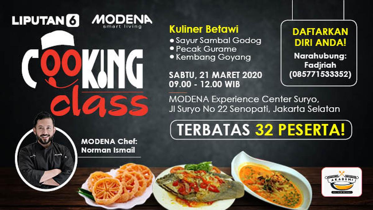 Ikuti Cooking Class Kuliner Betawi bersama Liputan6.com dan Modena ...