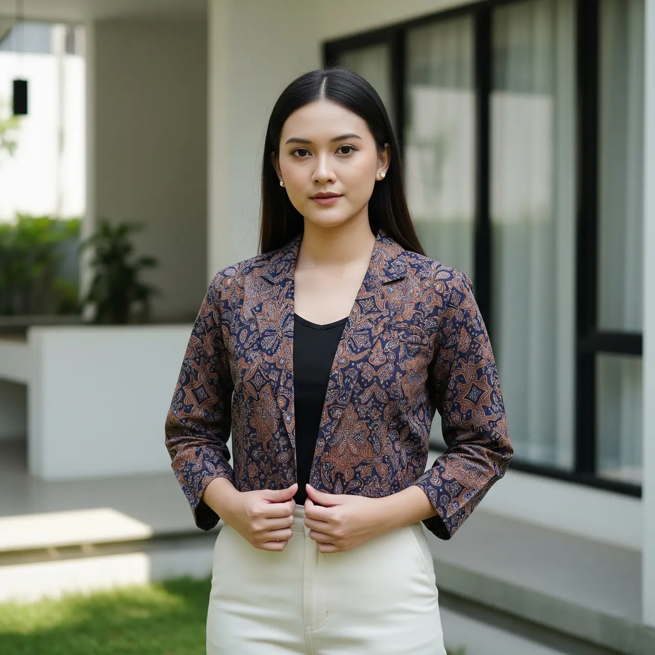 10 Model Blazer Batik yang Fashionable di 2025, Cocok untuk Gaya Kantor ...