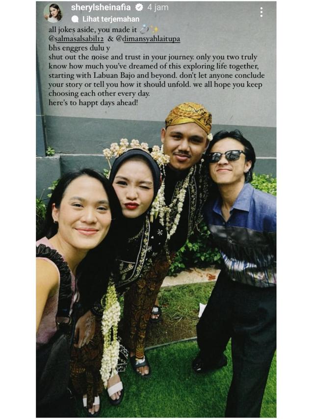 Kondangan Bareng ke Surabaya, Ini 6 Potret Kedekatan Bisma dan Sheryl ...