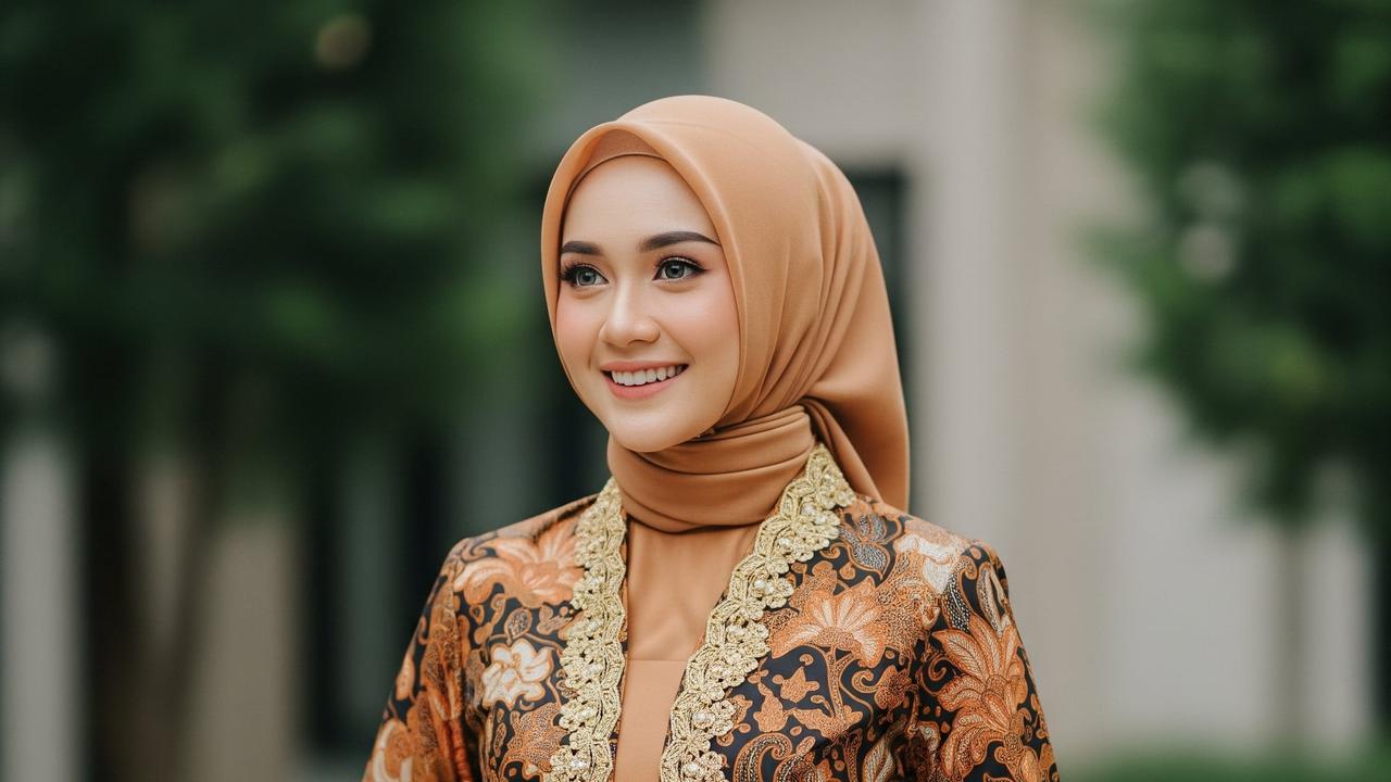 12 Model Baju Gamis Batik Pesta Elegan Terbaru 2025, Stylish, Nyaman ...