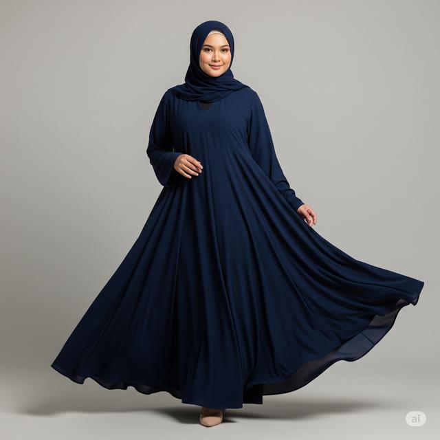 7 Model Gamis yang Cocok untuk Pinggul Besar: Tampil Percaya Diri