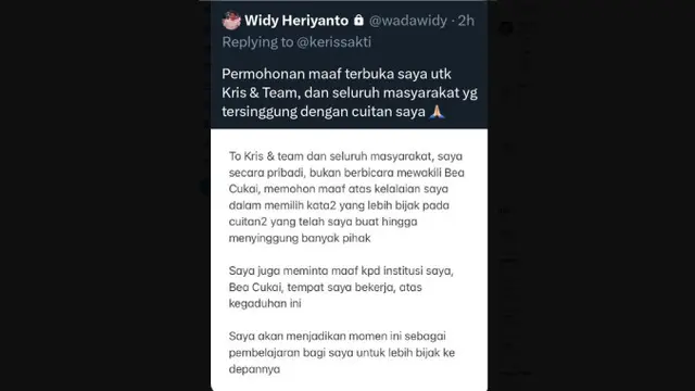 3 Fakta Viral Pegawai Bea Cukai Sebut Netizen Babu di Twitter, Akhirnya Minta Maaf - News ...