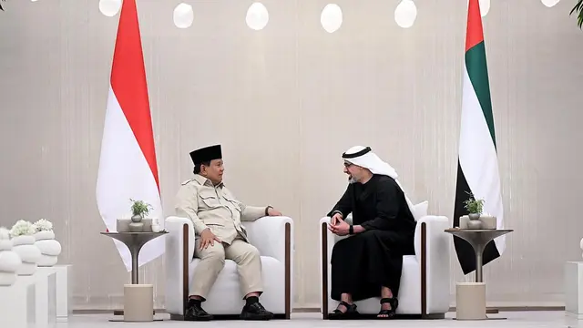 Usai dari Qatar, Prabowo Temui Presiden UEA Mohammed bin Zayed Al Nahyan di Abu Dhabi - News ...